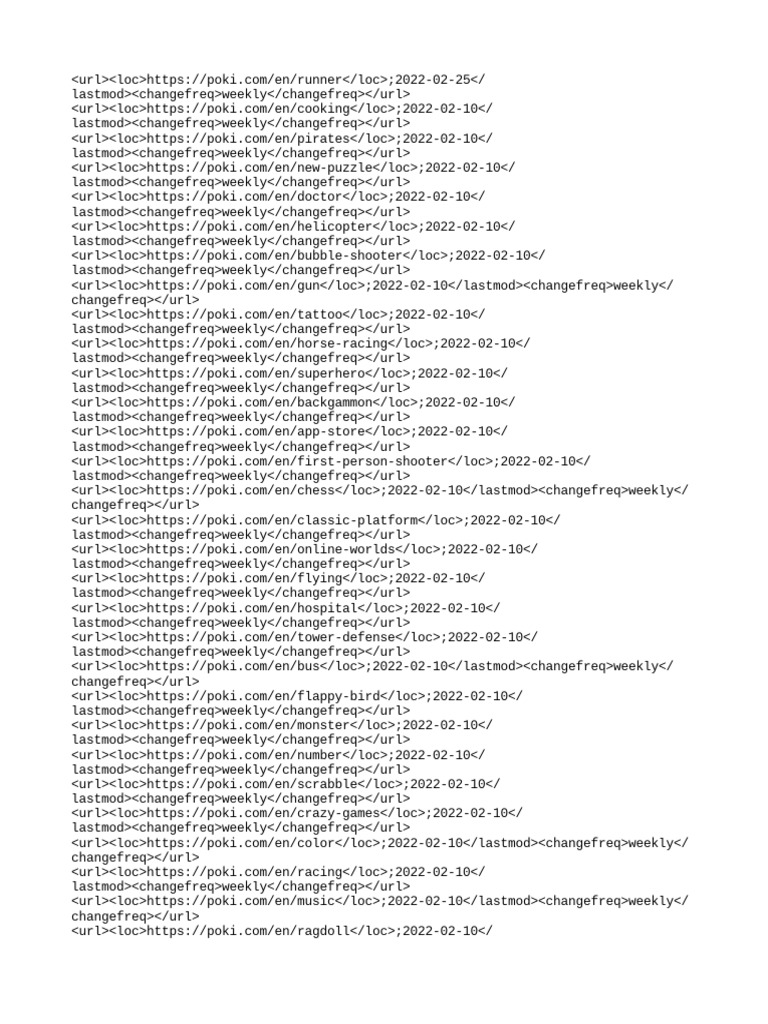 poki categories | PDF