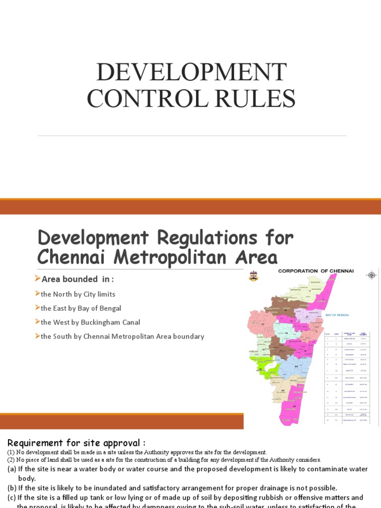 Development Control Rules | PDF | Building