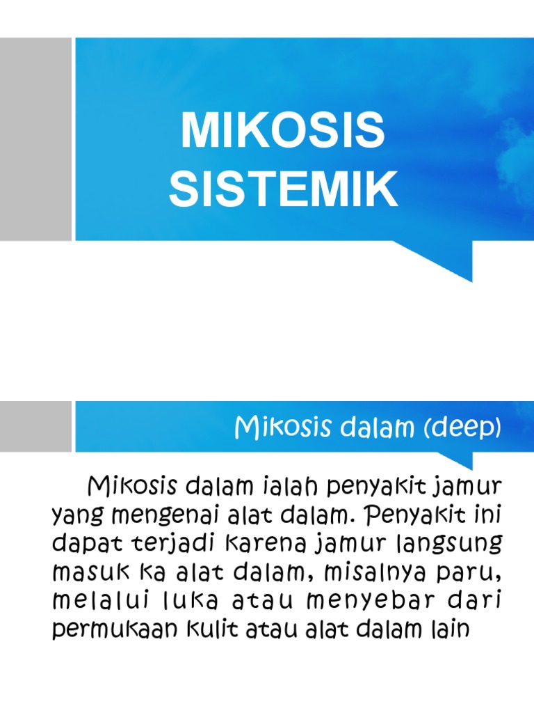 Mikosis Sistemik dan Profunda | PDF | Sains & Matematika