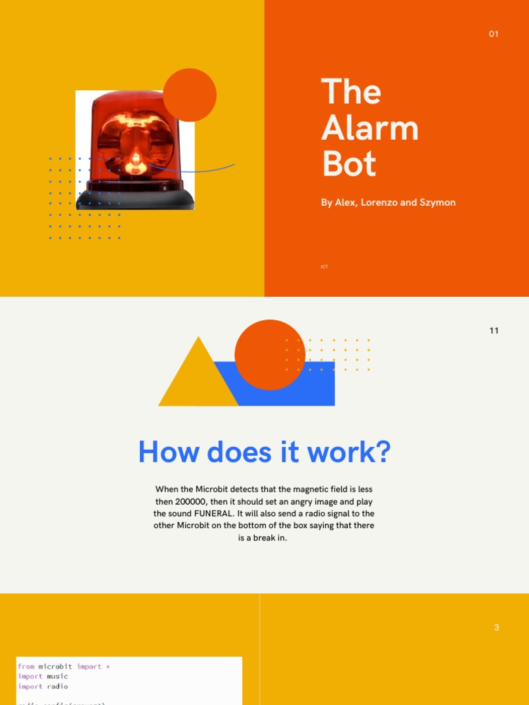 Alarm Bot Pdf