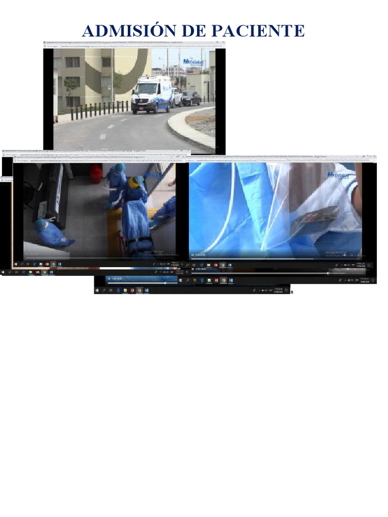 Proceso de Admisión de Pacientes en Salud | PDF | Hospital | Enfermería