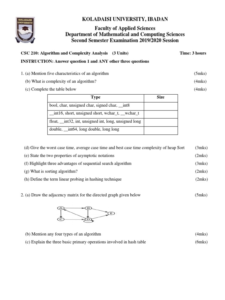 CSC 210 Exam Guide | PDF | Algorithms | Time Complexity