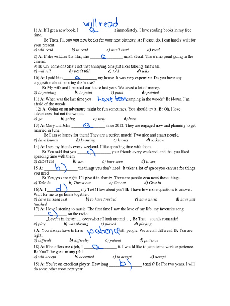 A2 2 Test Uradjen Pdf