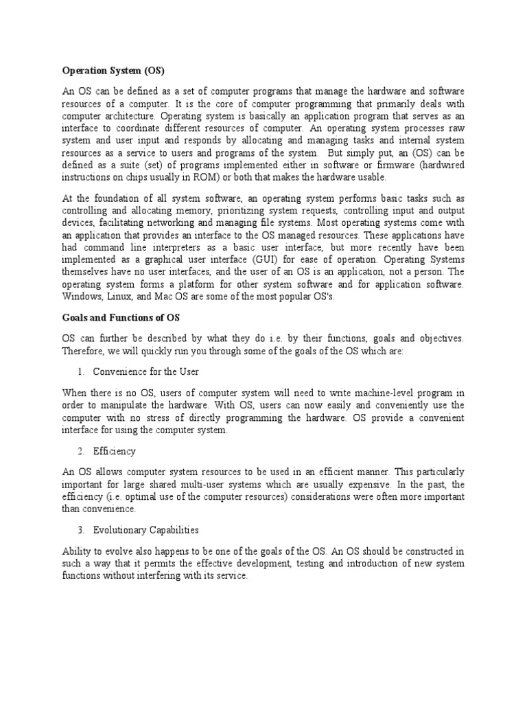 Csc 203 Week 1 3 Pdf Kernel Operating System Process Computing 1927