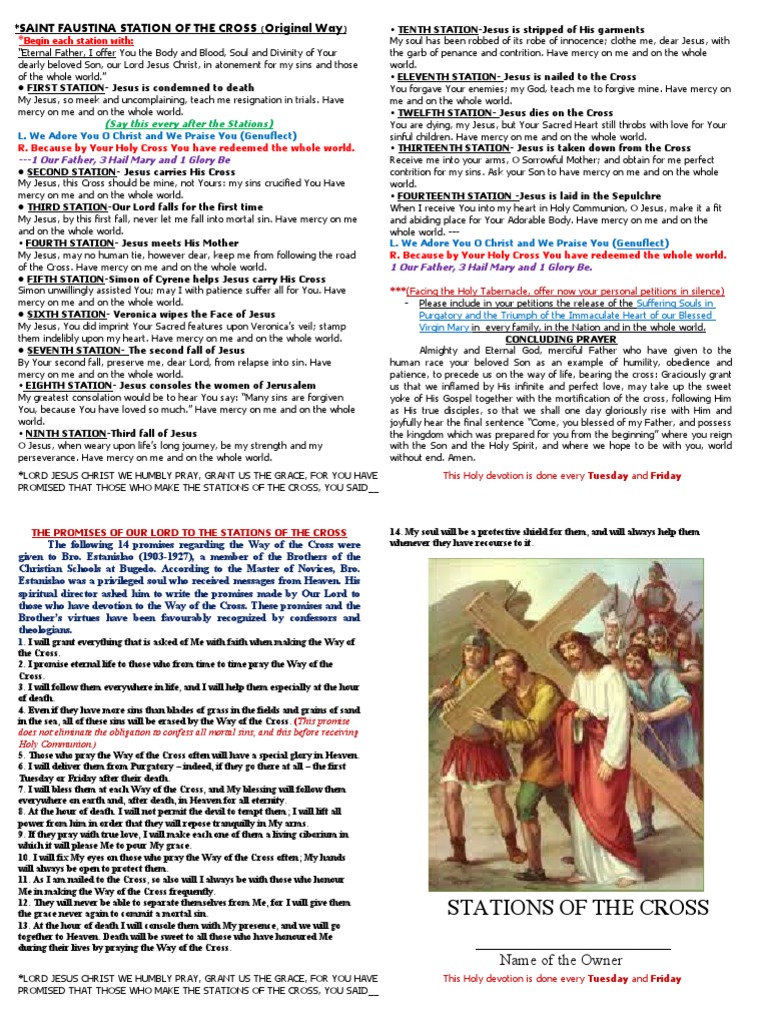 final-Station-of-the-CROSS (Sto. Nino Church) | PDF | Mercy | Jesus