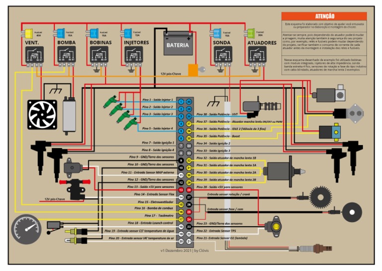 Esquema Eletrico Speeduino | PDF