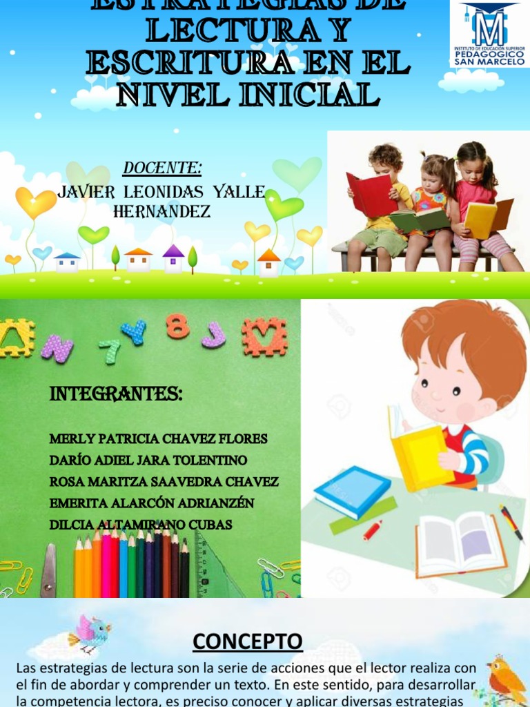 ESTRATEGIAS DE LECTURA Y ESCRITURA - Grupo 7 | PDF