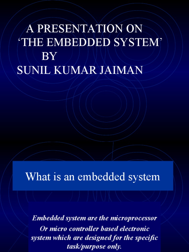 An Overview of Embedded Systems and Microcontrollers: Exploring the ...