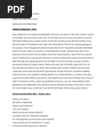 Disciplinary Hearing Opening Statement Guide | PDF | Career & Growth