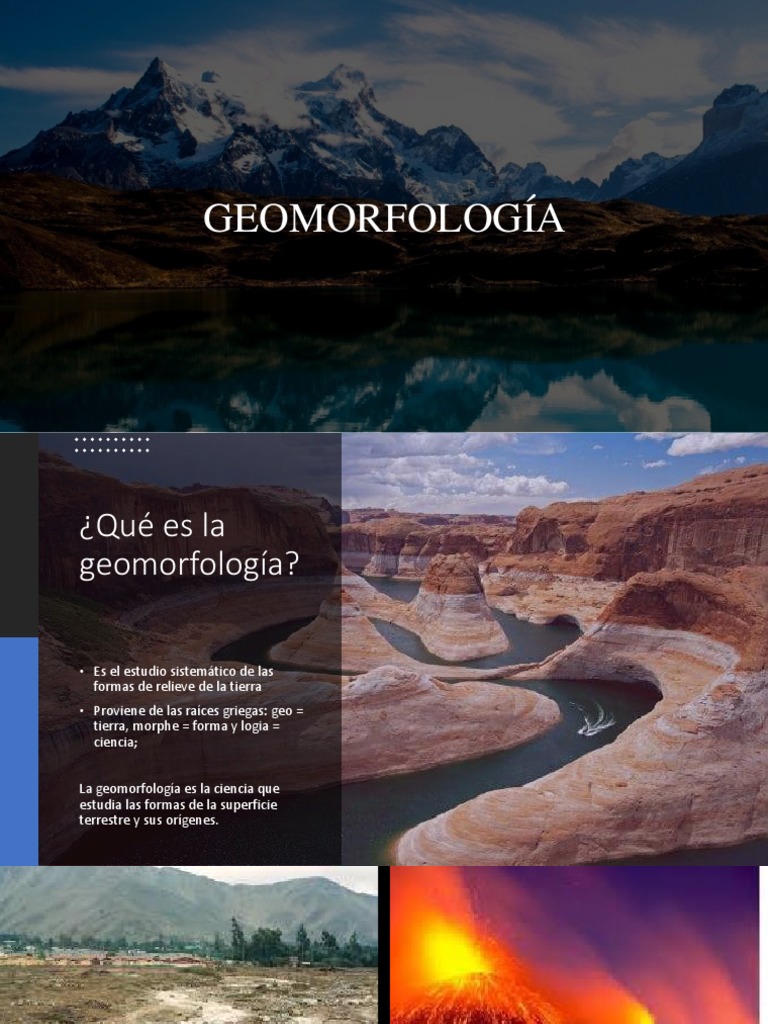 GEOMORFOLOGÍA | PDF | Roca (geología) | Geomorfología
