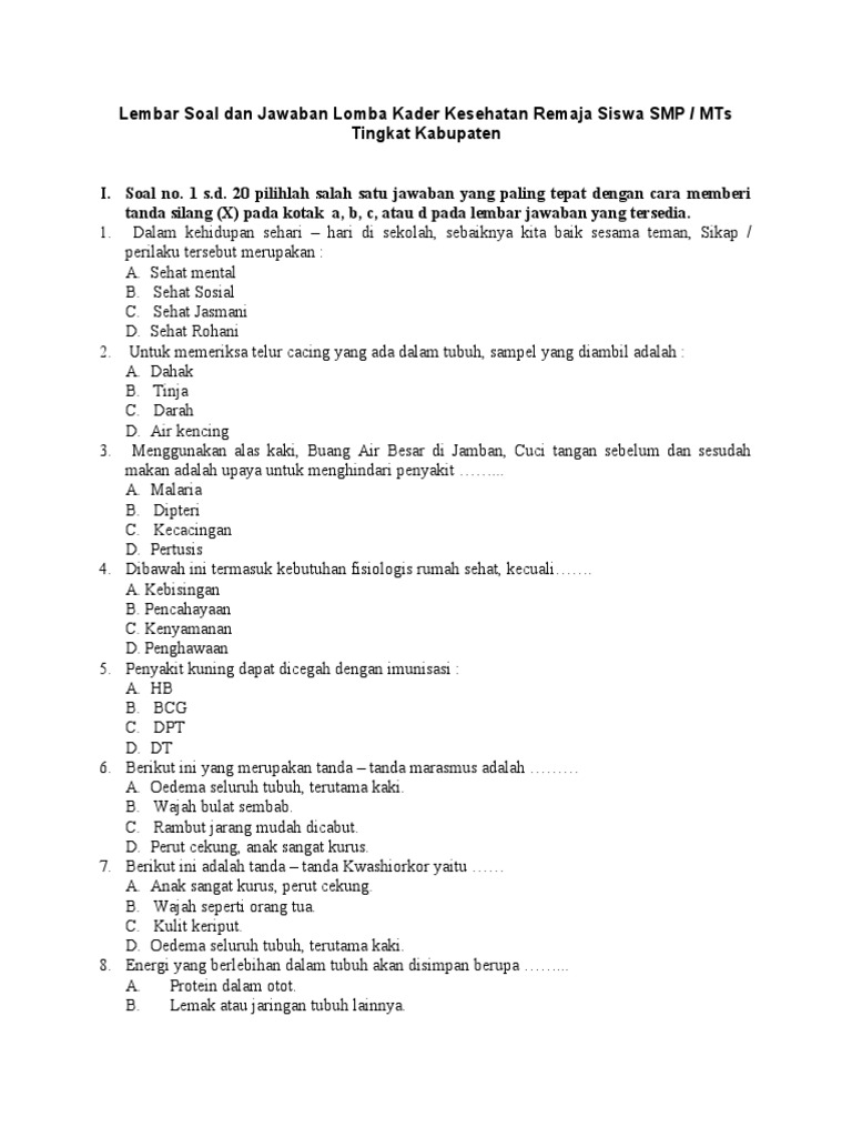 Contoh Soal KKR | PDF