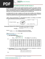 Unidades Químicas de Masa - QUIMICA | PDF | Mole (Unidad) | Masa