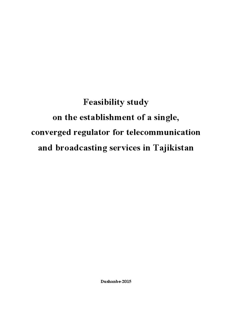 Feasibility Study Example 39 | PDF | Telecommunications | Taxes