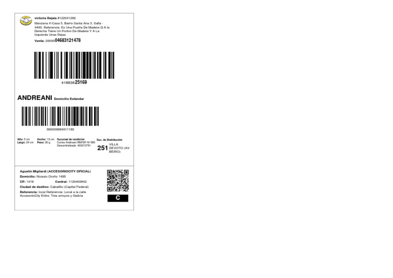 Shipment Labels 221214144044 | PDF