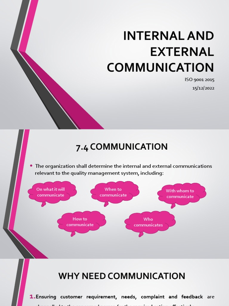 ISO 27001 Communication Guidelines | PDF | Quality Management System ...