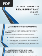 Internal and External Issues | PDF | Iso 9000 | Swot Analysis