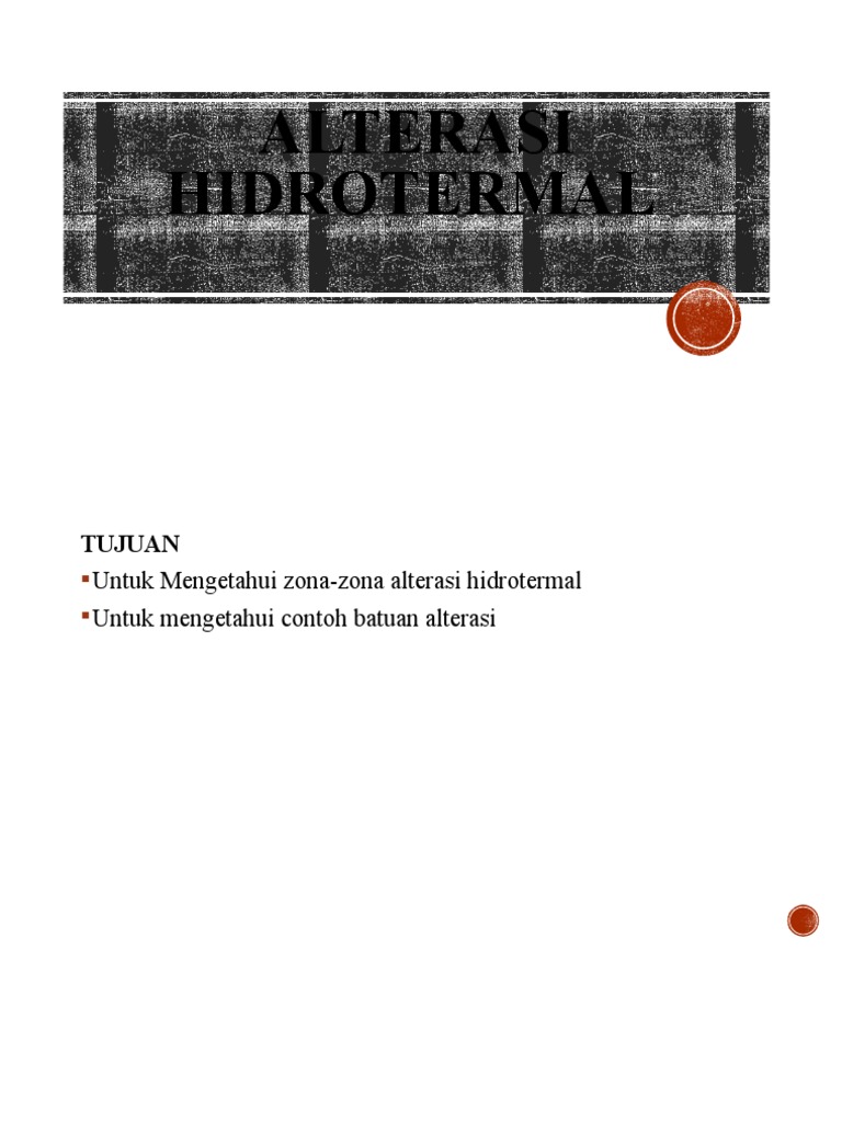 Alterasi Hidrotermal | PDF