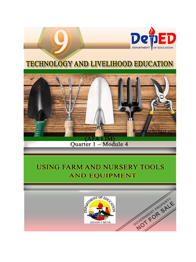 LIM Q1 MODULE 4 - Done 1 | PDF | Plough | Tractor