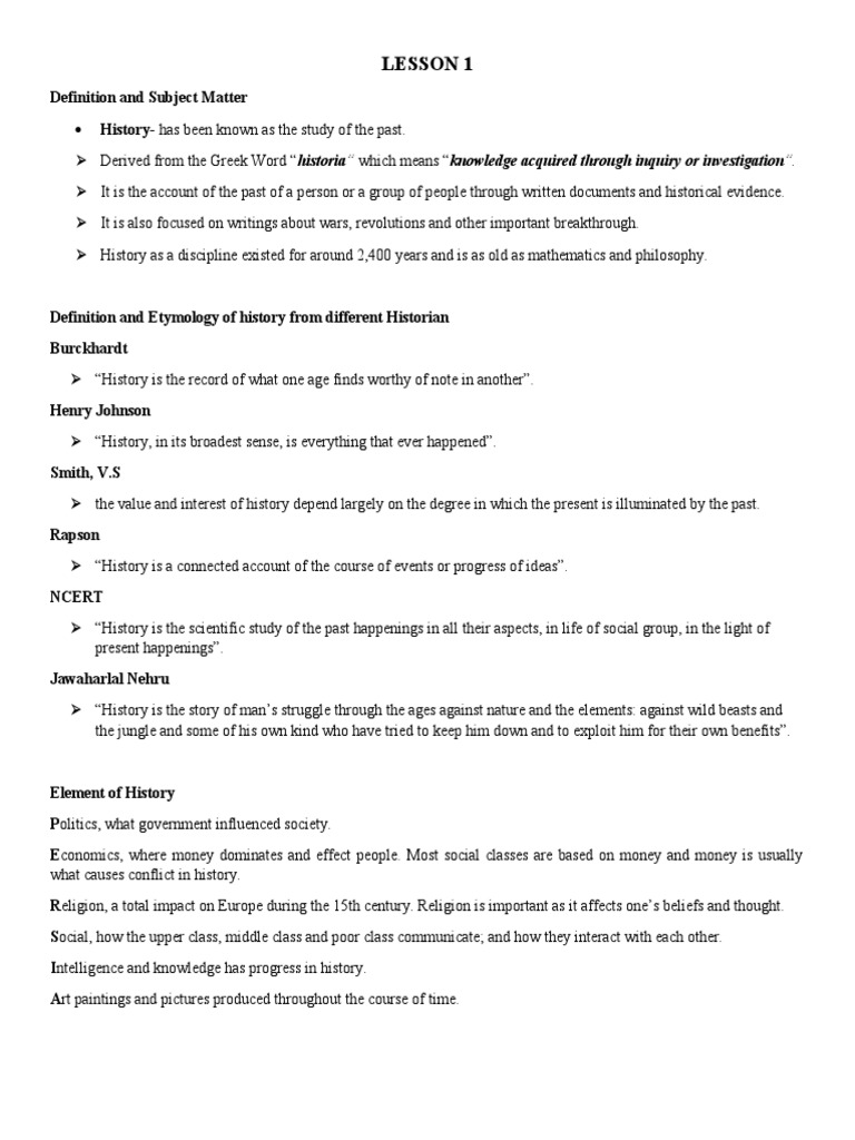 Lesson 1&2 | PDF | Primary Sources | Historiography