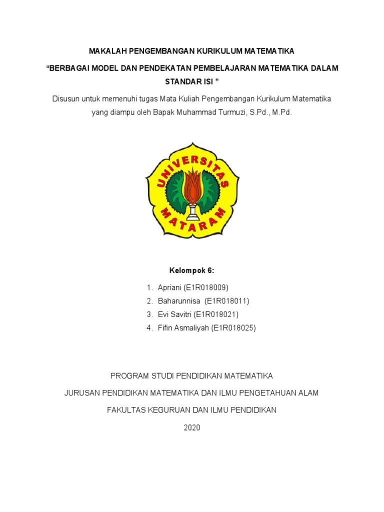 Makalah PKM Kelompok 6 | PDF