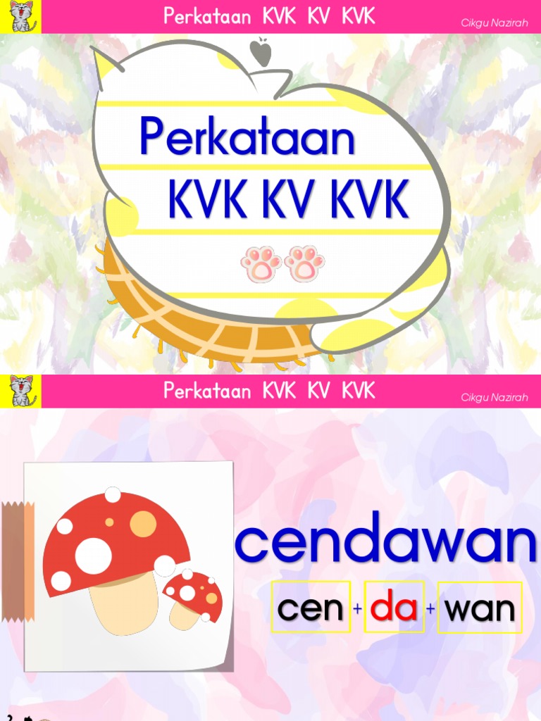 Perkataan KVK KV KVK | PDF