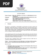 Tree Planting Activity Design | PDF | Meal | Lunch