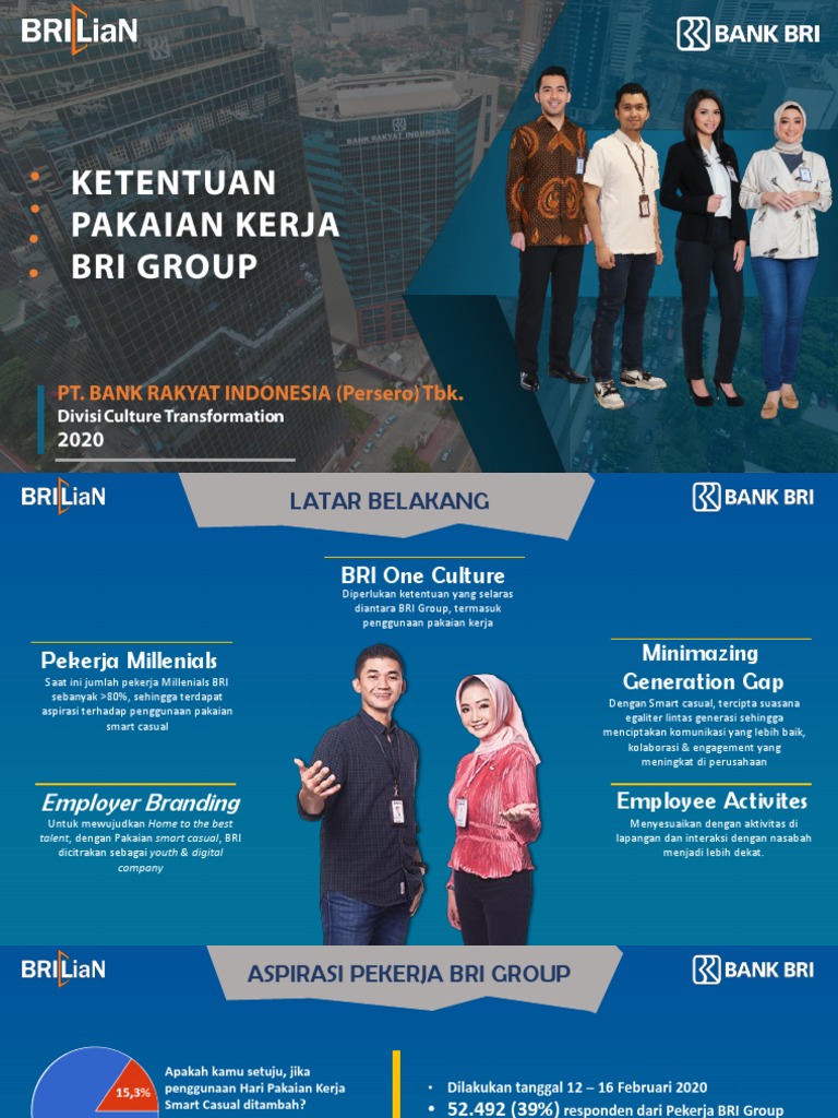 Ketentuan Pakaian Kerja BRI | PDF