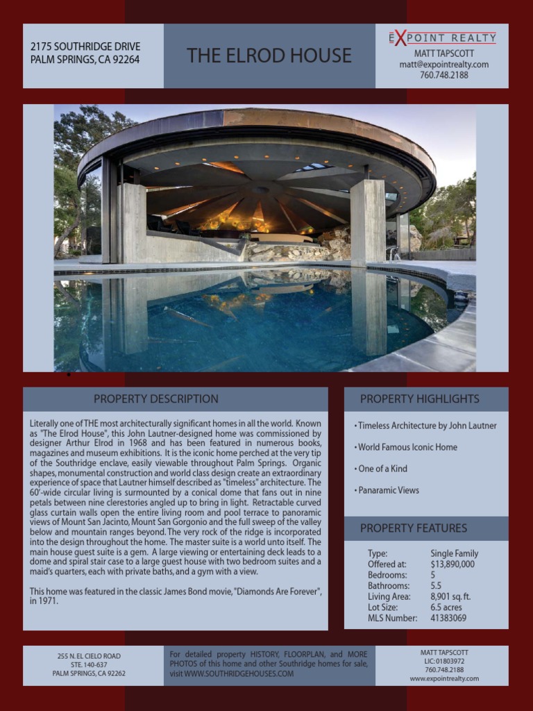 Elrod Flyer | PDF | Architectural Design | Architecture