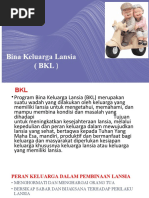 MATERI Bina Keluarga Lansia (BKL) | PDF