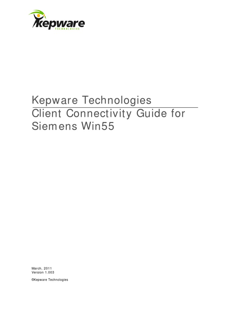 Kepserver - WinCC Connectivity Guide | PDF | Tag (Metadata) | Icon (Computing)