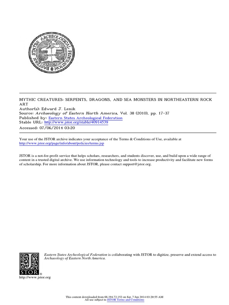 Lenik 2010 Mythic Creatures | PDF | History | Young Adult