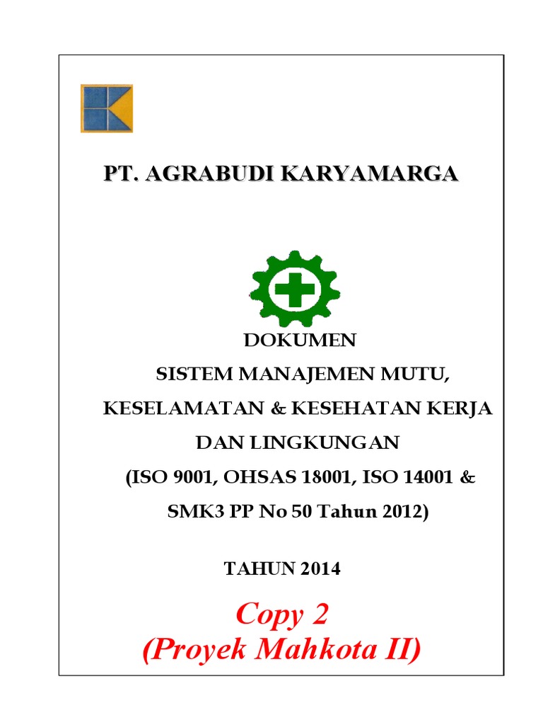 cOVER DOKUMEN smk3 | PDF