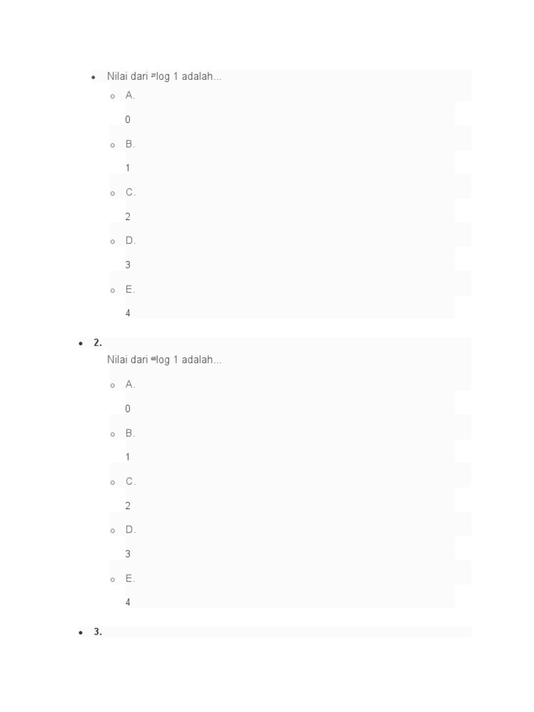 Contoh Soal Logaritma Pdf