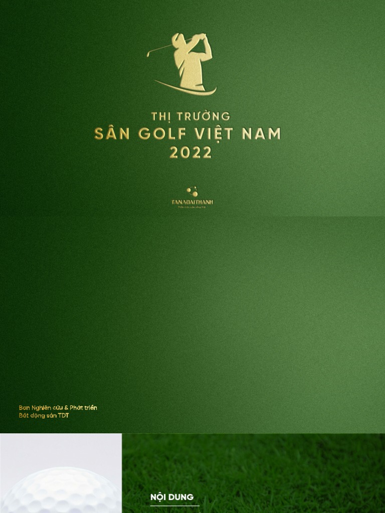 Hn 17122022 Nghiên Cứu Thị Trường Sân Golf Việt Nam | PDF