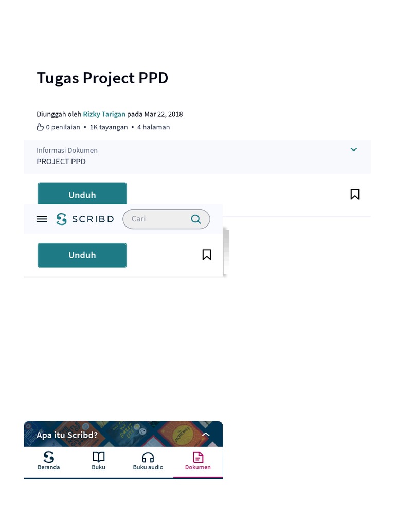 Tugas Project PPD - PDF | PDF | Karier & Perkembangan