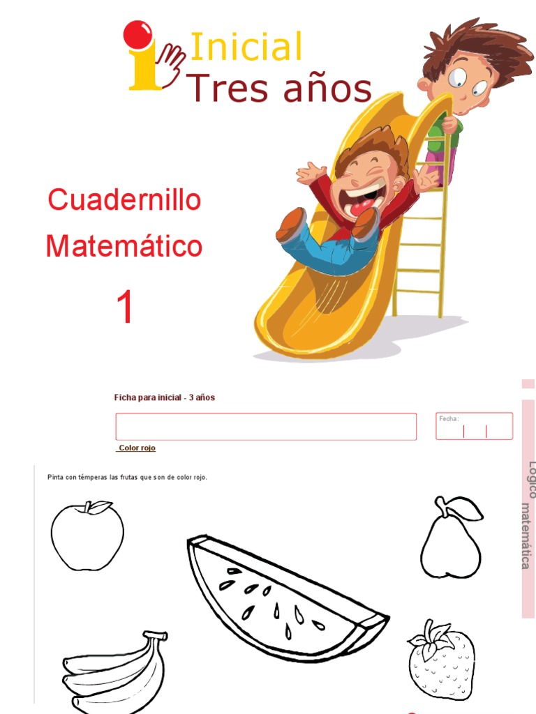 Cuadernillo Logico Matematico 1 3 Años | PDF