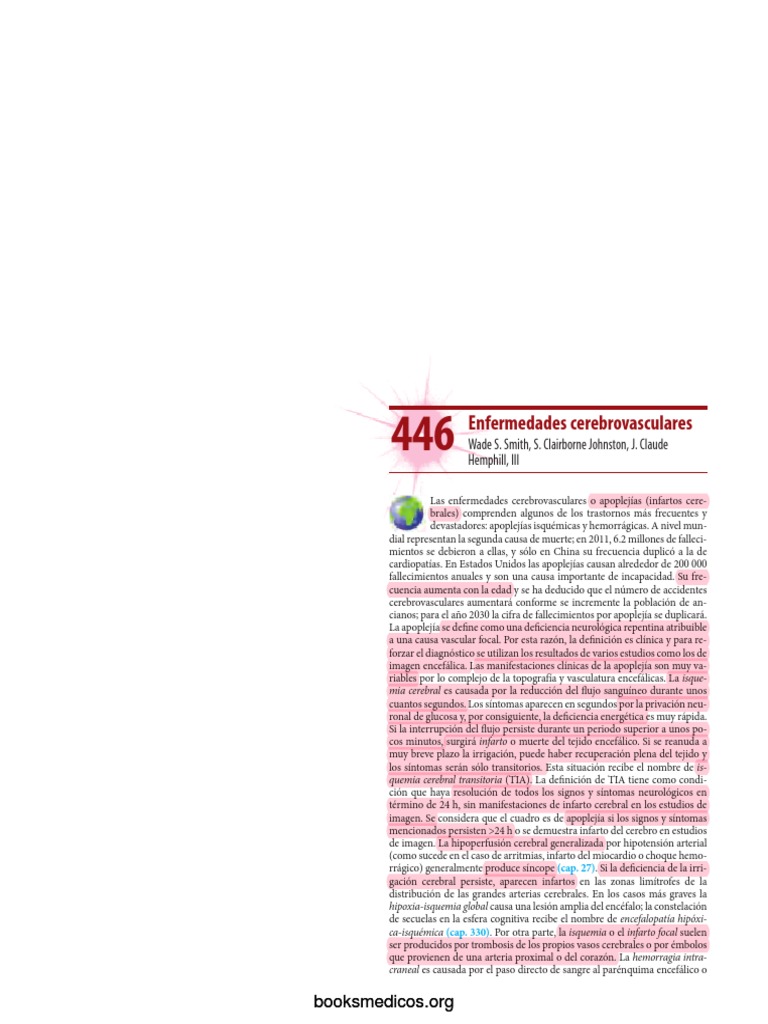 Enfermedades Cerebrovasculares y Apoplejía | PDF | Carrera | Infarto de ...