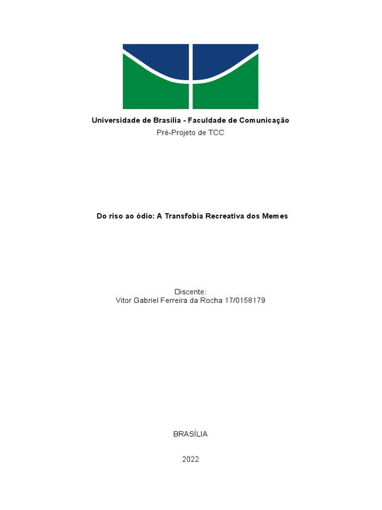 Do Riso Ao Ódio - A Transfobia Recreativa Dos Memes | PDF | Sociologia ...