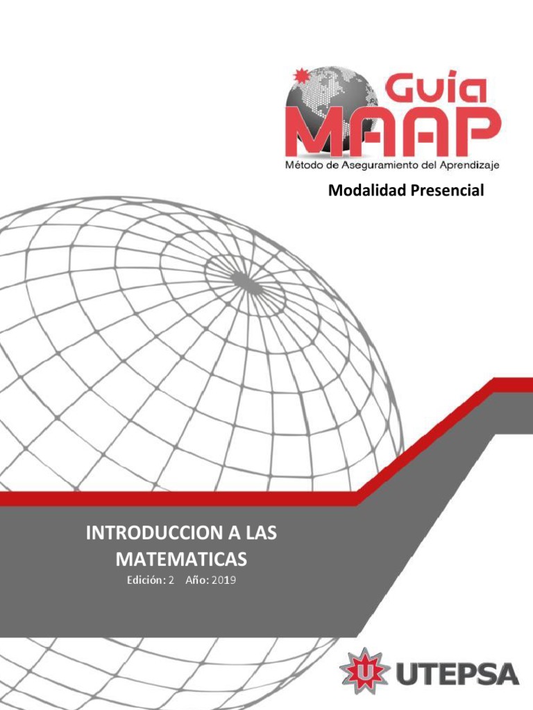 Guía MAAP BMS-300 Introducción A Las Matemáticas (05!01!2020) | PDF ...