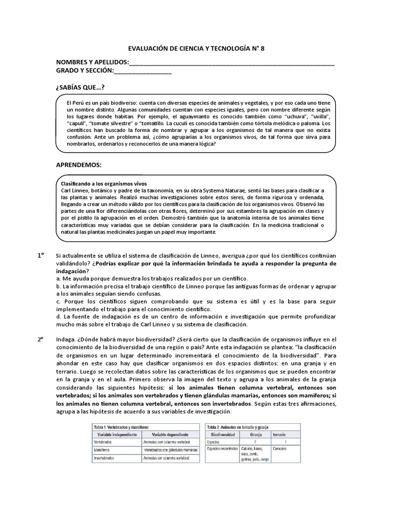 Evaluación de Ciencia y Tecnología N | PDF | Deforestación | Agricultura