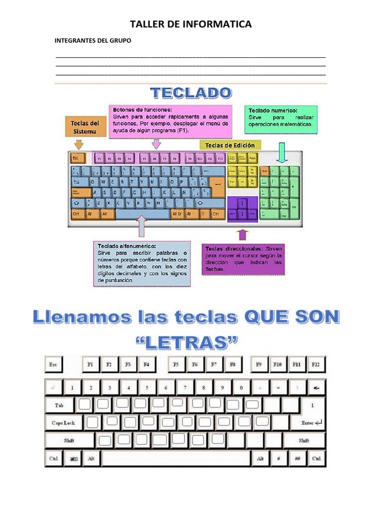 Taller de Informatica El Teclado | PDF