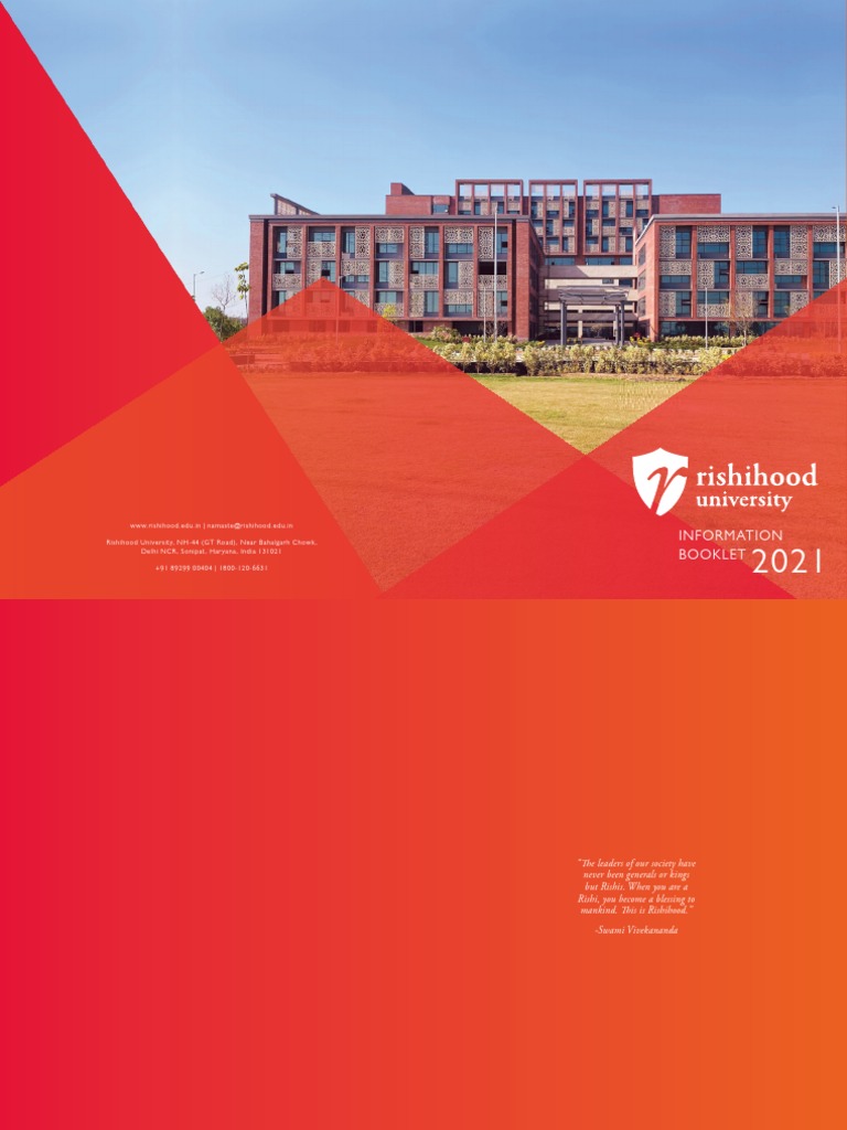 RU Information Booklet | PDF | Learning | City