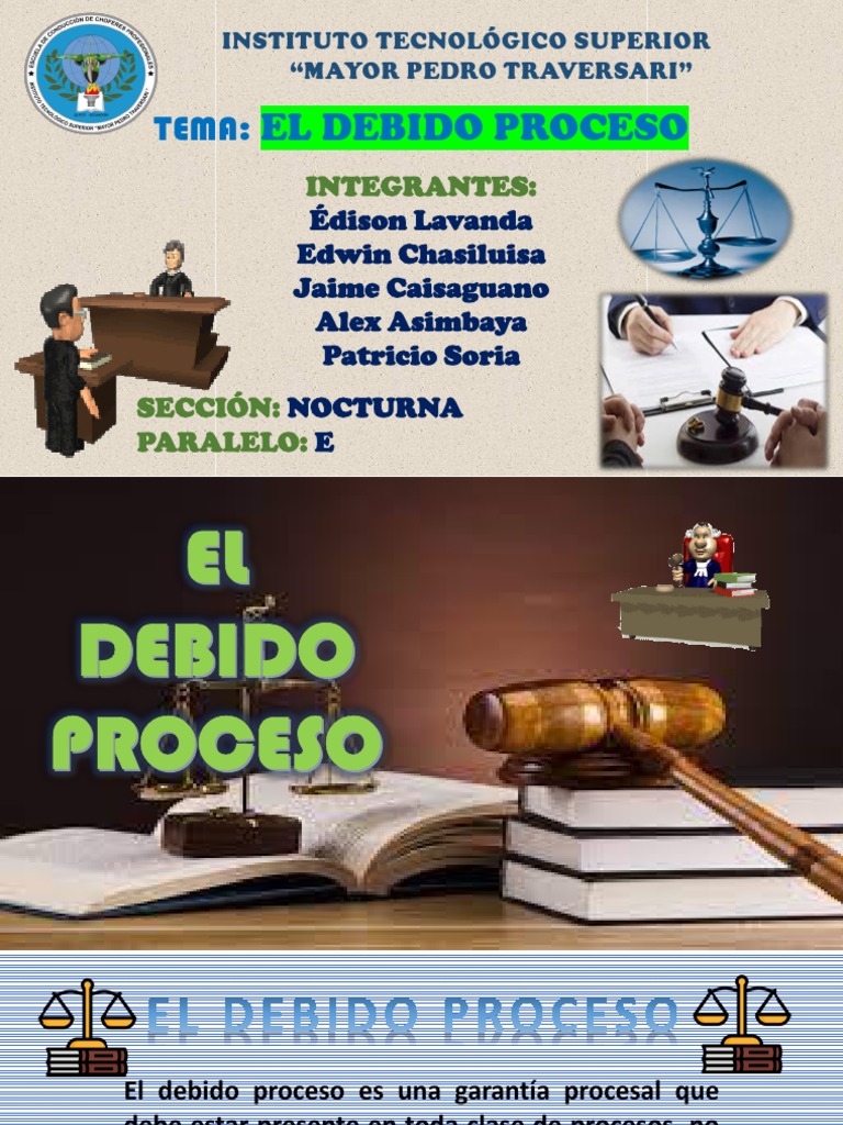 Debido Proceso Final | PDF | Debido al proceso | Derecho Constitucional