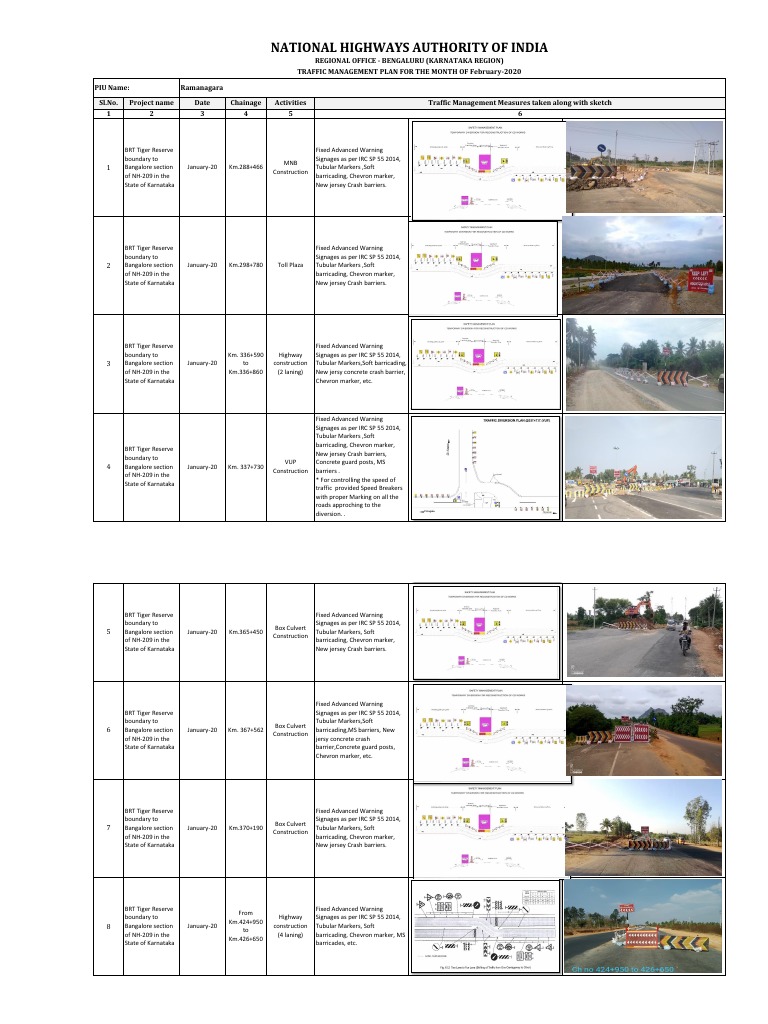 BRT Traffic Management Plan - February-2020 | PDF | Industrial ...