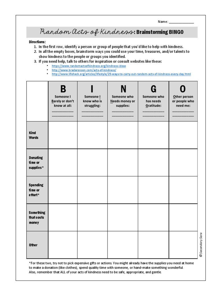 K G K SCH YWJhaWxleUBsdmp1c2Qub3Jn RAK Brainstorming Bingo | PDF
