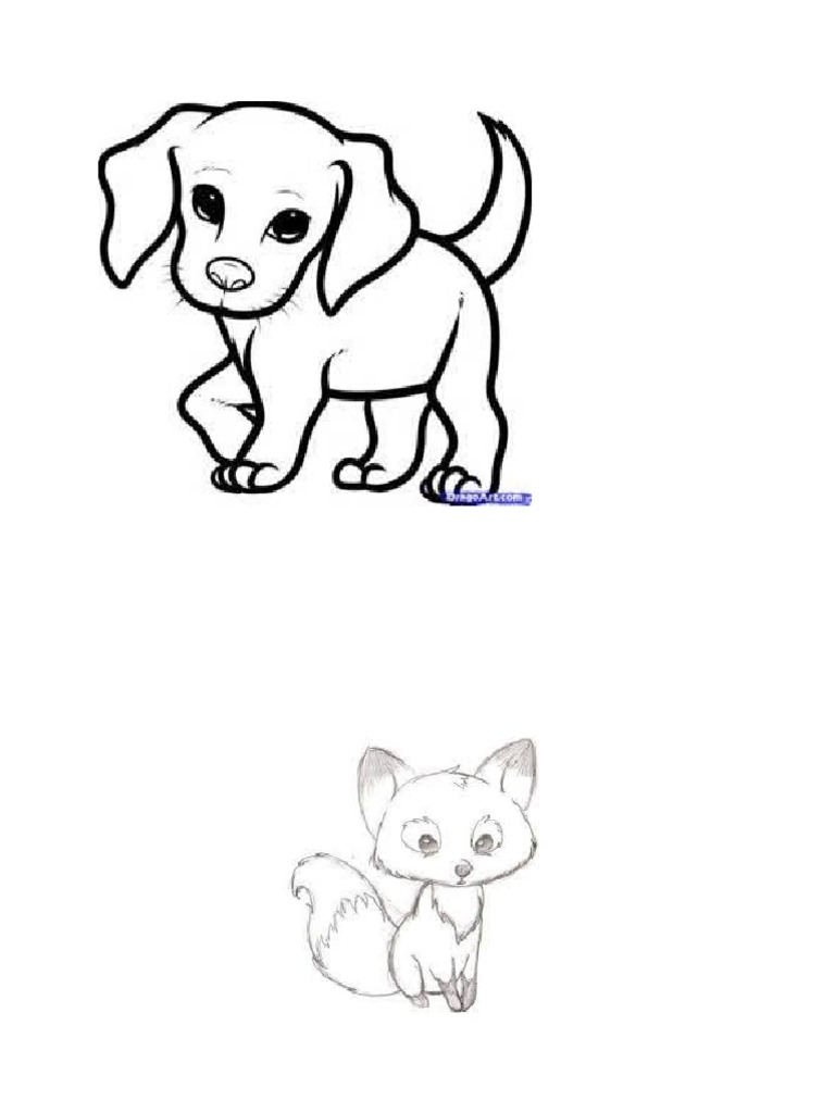 How To Draw A Dog | PDF