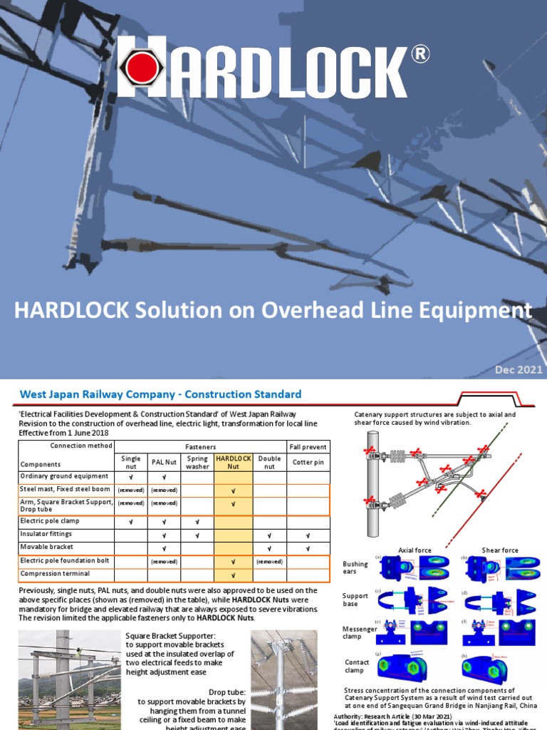 HLN On Overhead Line Equipment | PDF | Components | Civil Engineering