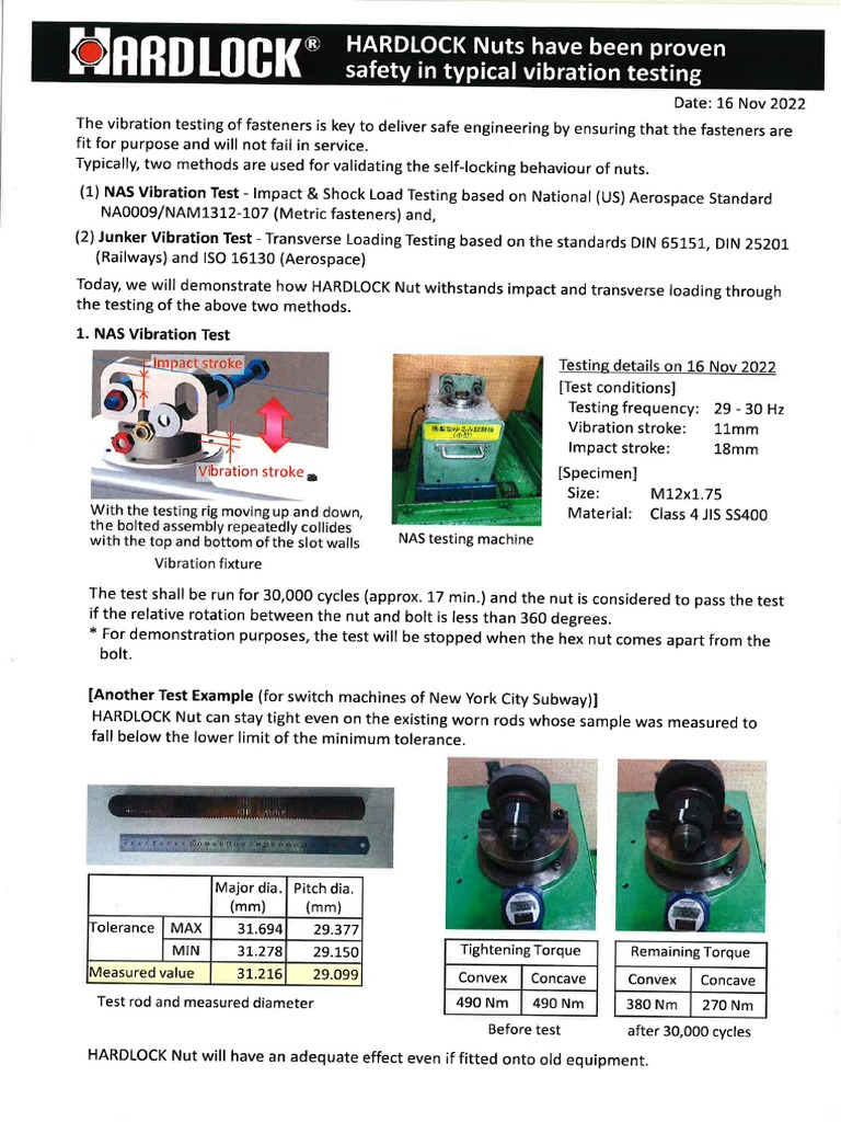 Junker Nas Test Material | PDF