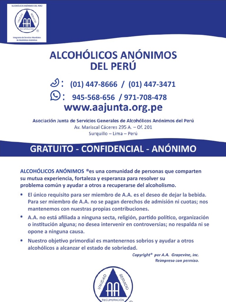 Problema y Solución 2022 Enero | Descargar gratis PDF | alcoholicos anonimos