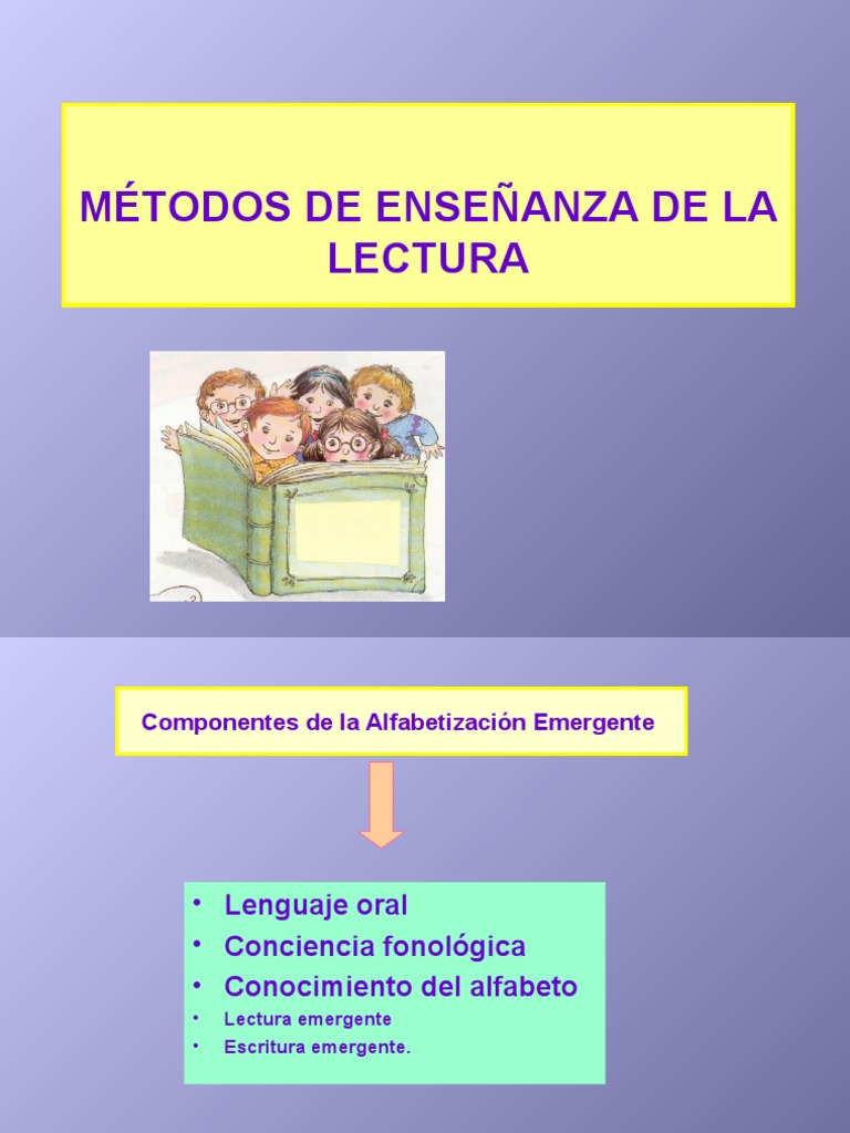 Métodos de Enseñanza A La Lectura, 2612 | PDF | Método de enseñanza ...
